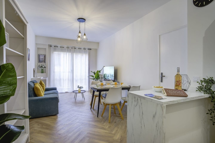 3 Bedroom Apartment - Downtown - 1mn From Trains - Nizza