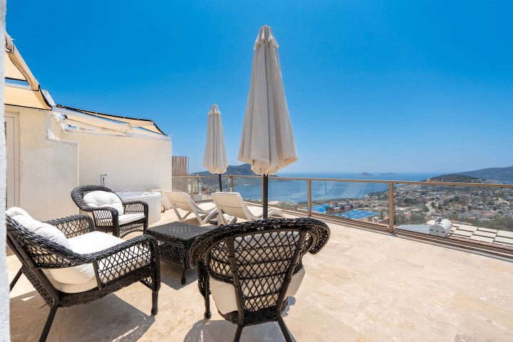 Sea View Villa With Private Pool In Kalkan - Kalkan
