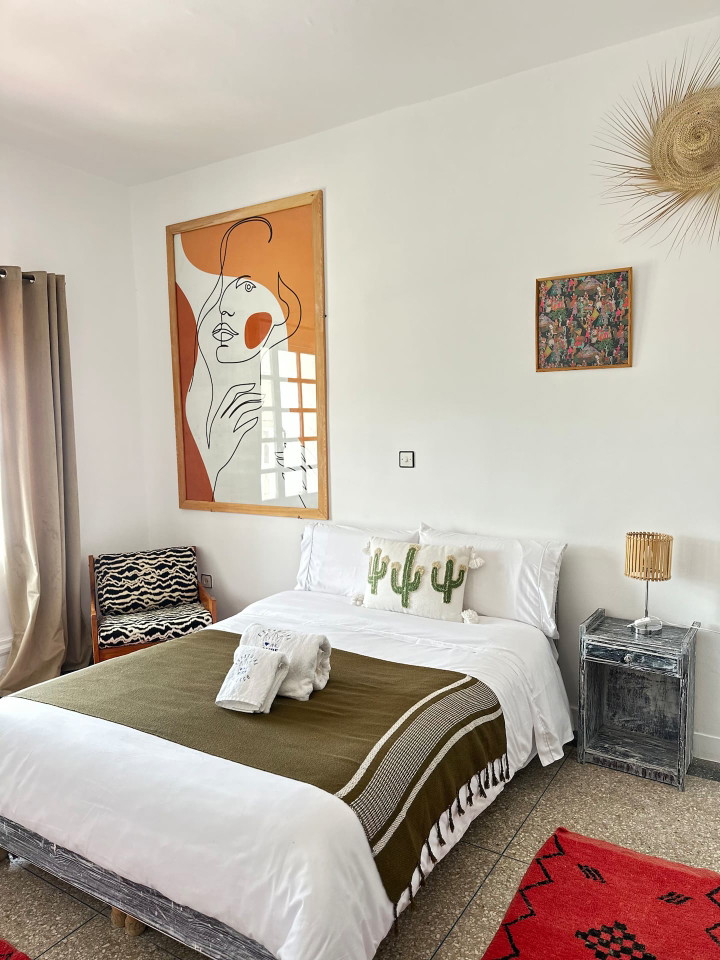 Cozy Double Room Private Bath & Shower - Essaouira