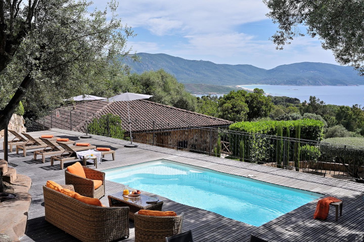 Villa Avec 2 Chambres Vue Mer Piscine Chauffée... - Olmeto