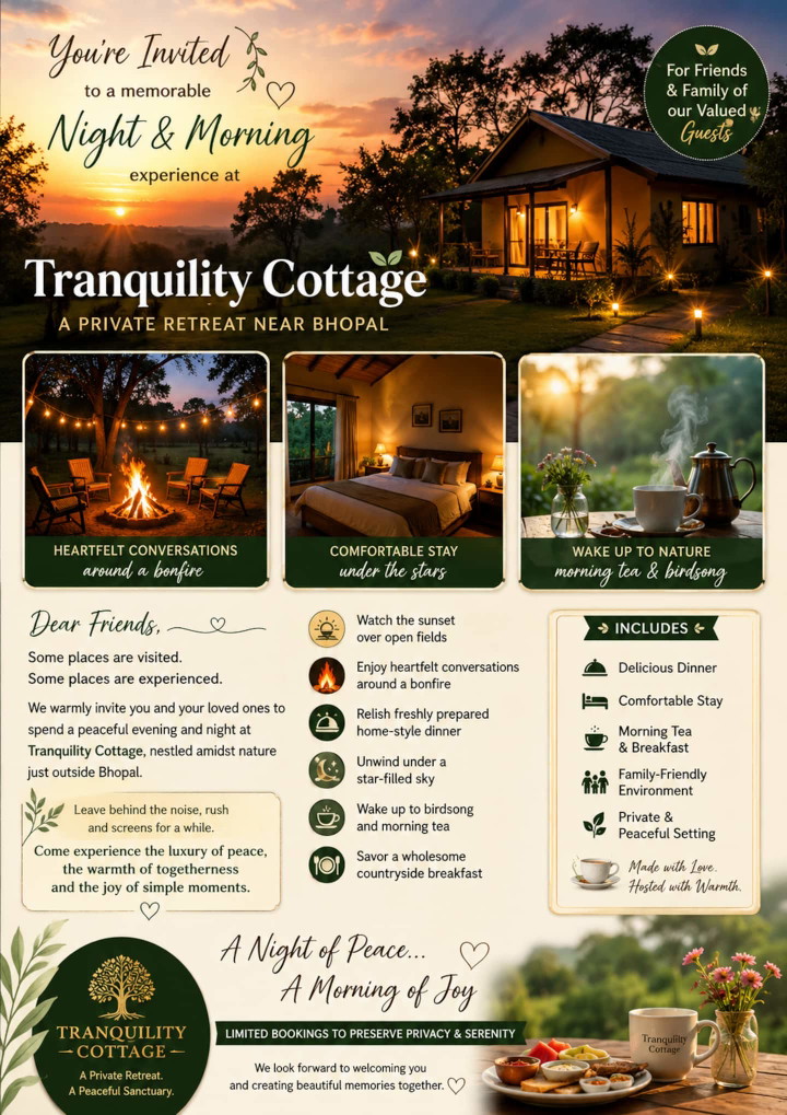 Tranquility Cottage Getting Crazy In The Rains - Bhopal