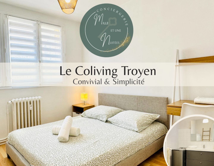 Le Coliving Troyen - Parking Gratuit & Wi-fi - Aube