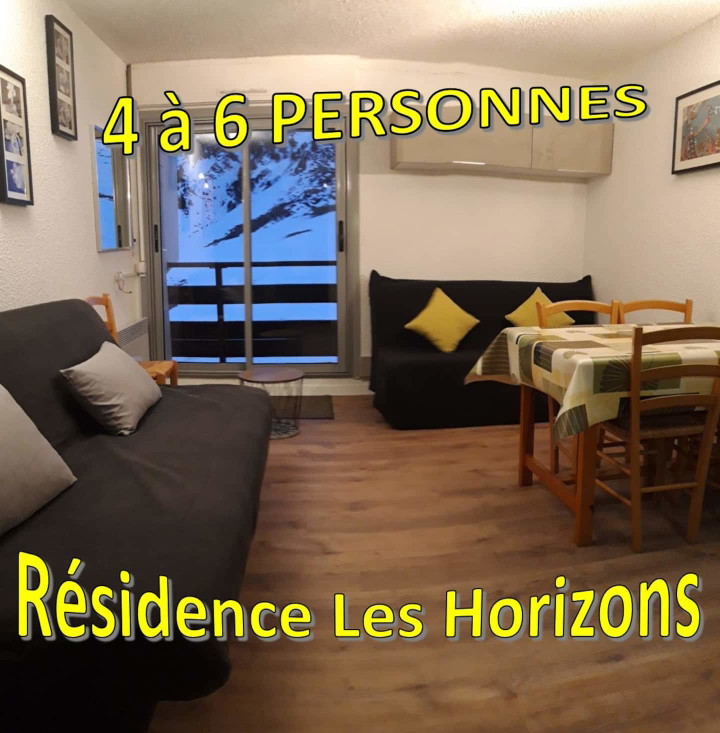 La Mongie:4/6 Personnes, 2*.  Parking Couvert - La Mongie