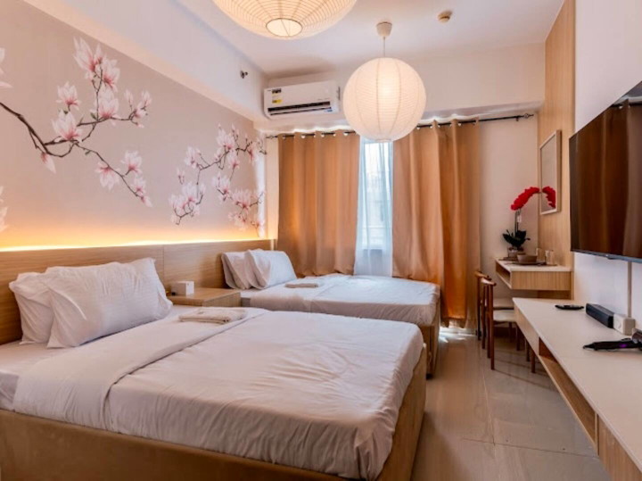 Bright Sakura Twin Suite  Brand New  Fast Wifi - Las Piñas