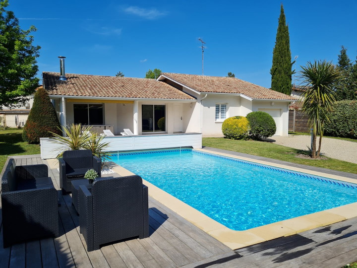 Villa Du Port Piscine Chauffée Classée 4 éToiles - Biganos