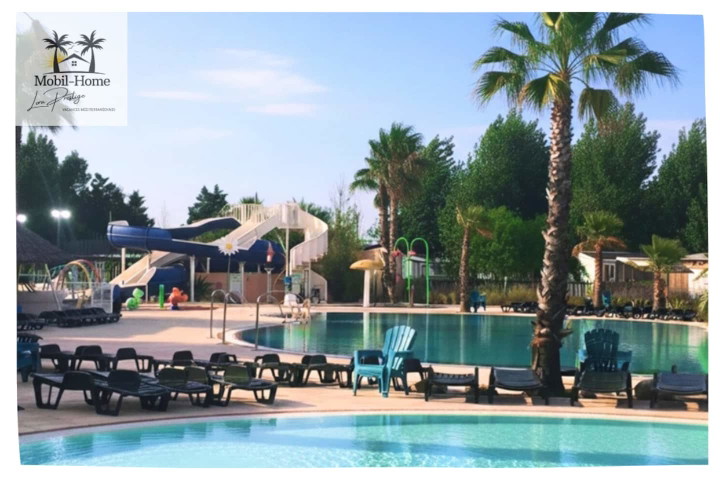 Superbe Mobil-home Au Camping Les Sables Du Midi. - Valras-Plage