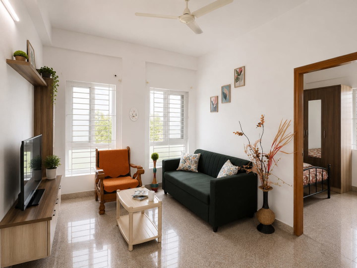 The Lake Penthouse | Private 1bhk Near Lake - Davanagere