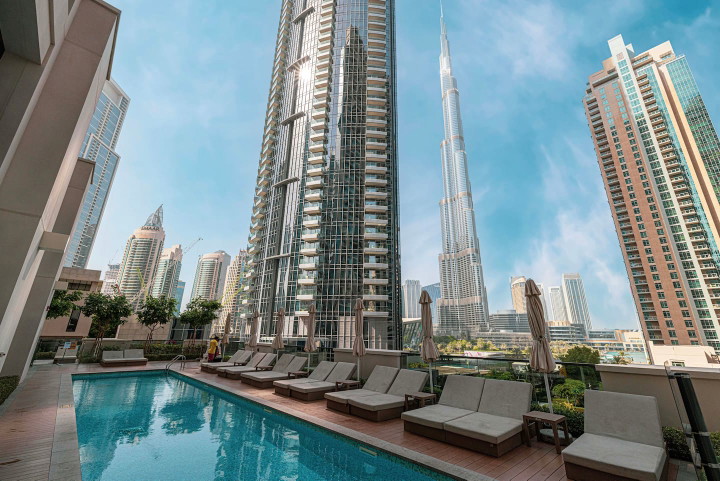 Fancy 2br In Downtown Dubai | Pool With Burj View - Dubaj