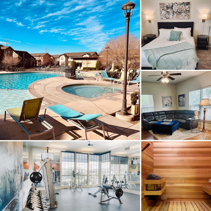 Poolside Oasis-amazing Pool, Gym, Hot Tub+more - Albuquerque, NM