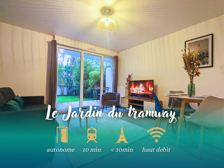 Jardin Du Tramway, 30 Minutes From Paris - Colombes