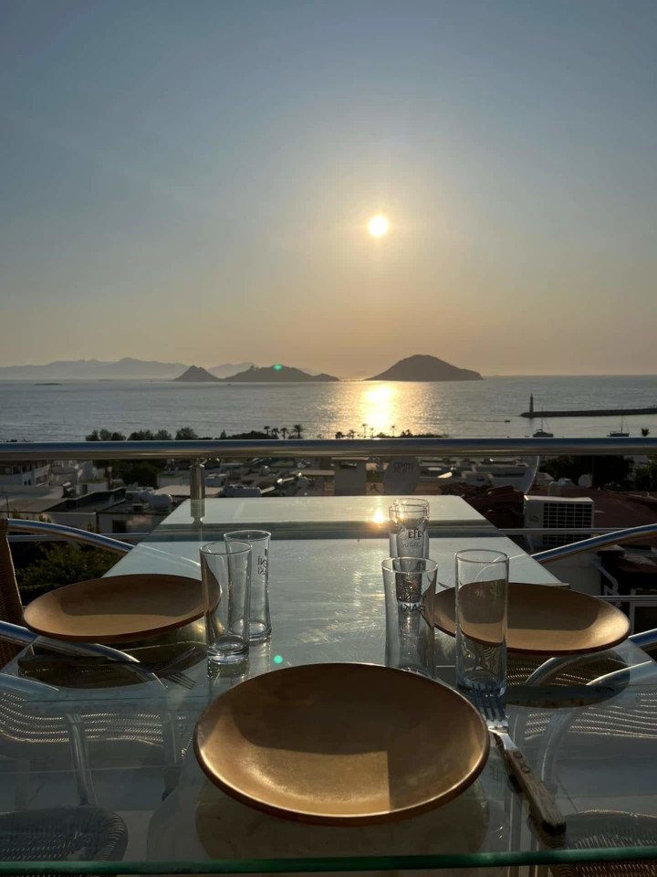 Deniz Manzaralı Villa En Güzel Bodrum Gün Batımı - Turgutreis