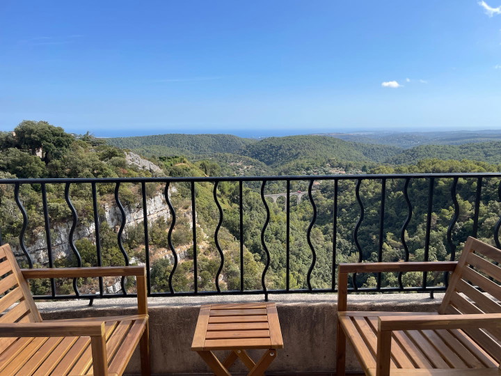 Charmant Studio Avec Balcon Et Vue Mer Panoramique - Tourrettes-sur-Loup