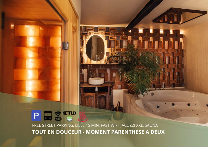 La Douce -Sauna Jacuzzi Lille By Moment Parenthesis - Croix