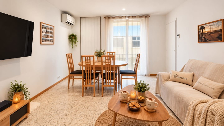 T3 80 M² · Terrasse Privée · Clim · 2 Parkings - Mandelieu-la-Napoule