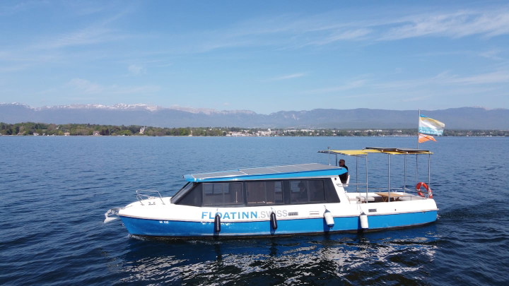 Solar Floatinn, Bateau Sans Permis, Zéro éMission - Genève