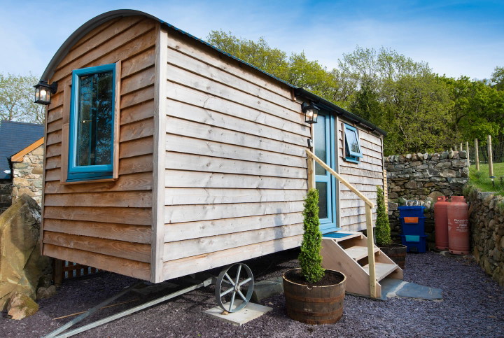 Cwt Y Gader Shepherds Hut.free Parking On Premises - ドルゲラウ