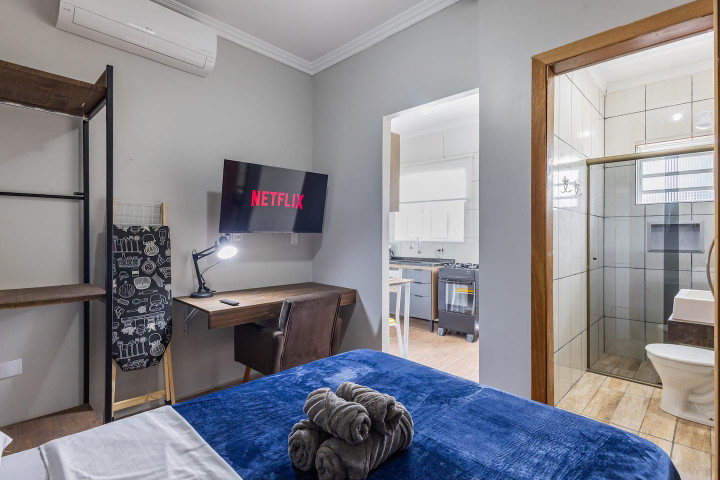 Studio With Air Conditioning In Poá  Near Suzano Shopping Centre - Poá