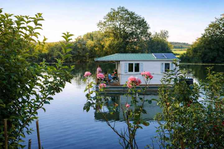 Cottage Flottant Bohème Jacuzzi Privé En Option - Saint-Jean-de-Losne