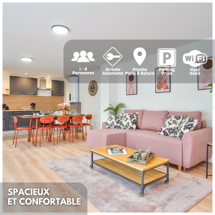 Le Gabriel, T5 Calme Et Spacieux + Parking Privé - Herblay-sur-Seine