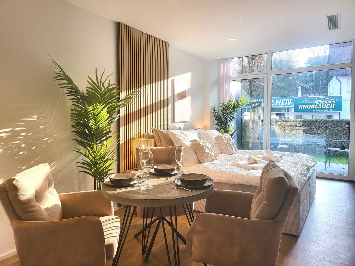 Sioux: Stylish Design Apartment At The City Gate - Ravensburg