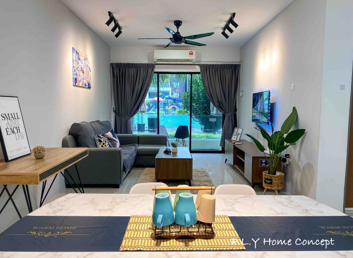 Ground Floor Poolfront| Free Netflix | Wifi300mbps - Ipoh