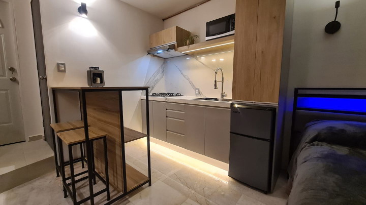 Departamento De Lujo Para 2 Personas Con Terraza - Mexico