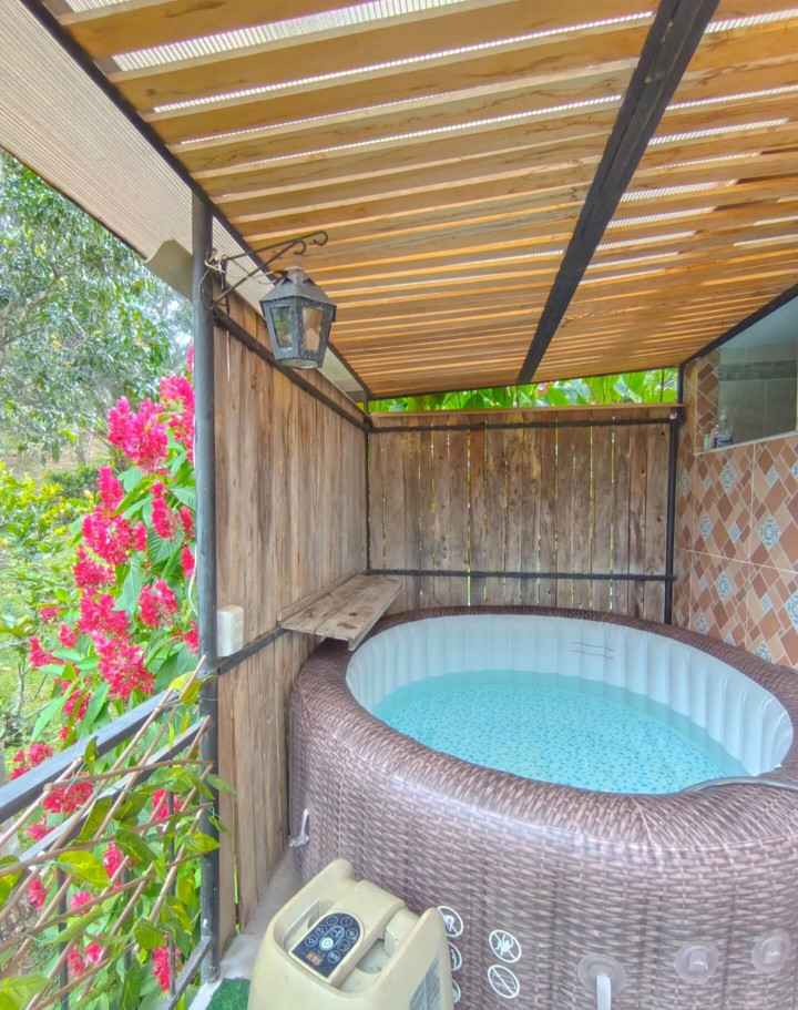 Cabaña Con Jacuzzi Y Malla Catamarán - La Pintada