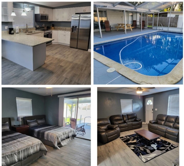 Family Pool Retreat Near Legoland | Sleeps 12 - Lake Wales, FL