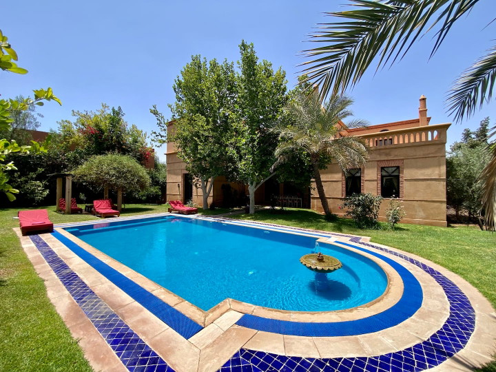 Superb Villa With Heated Pool - Golf Amelkis - Marrakech