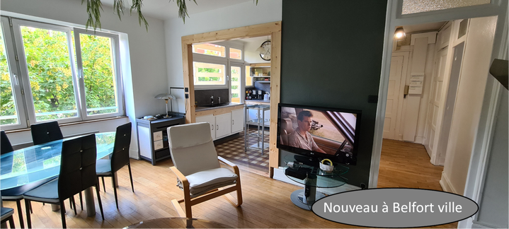 Le Joffre 76 M2, Spacious, Equipped, Private Parking - Belfort
