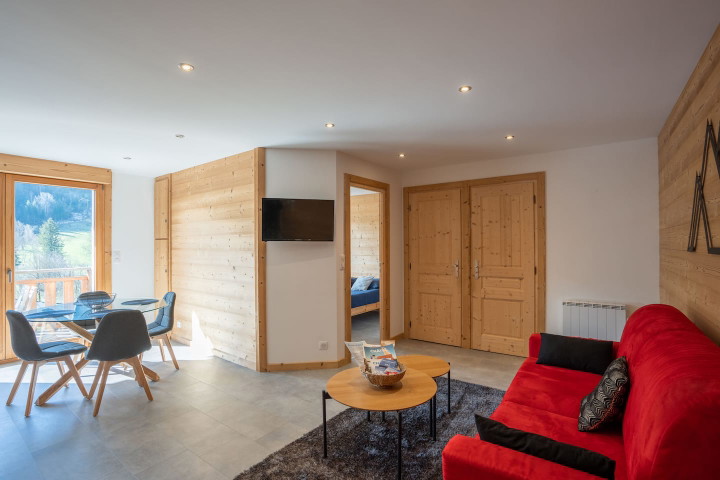 Spacieux Appt 4 Pers. Avec Piscine Et Vue Montagne - Abondance