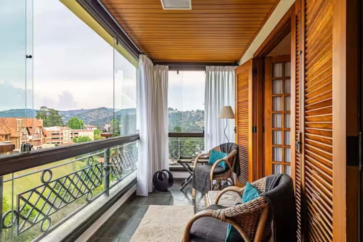 Capivari Apartment | Fireplace + Stunning View - Campos do Jordão