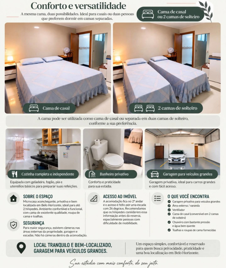 Micro House With Private Area And Garage. - Belo Horizonte