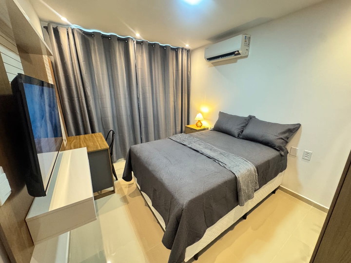 Ap Design 2 Com Ar E Garagem De Frente Ao Shopping - Sobral