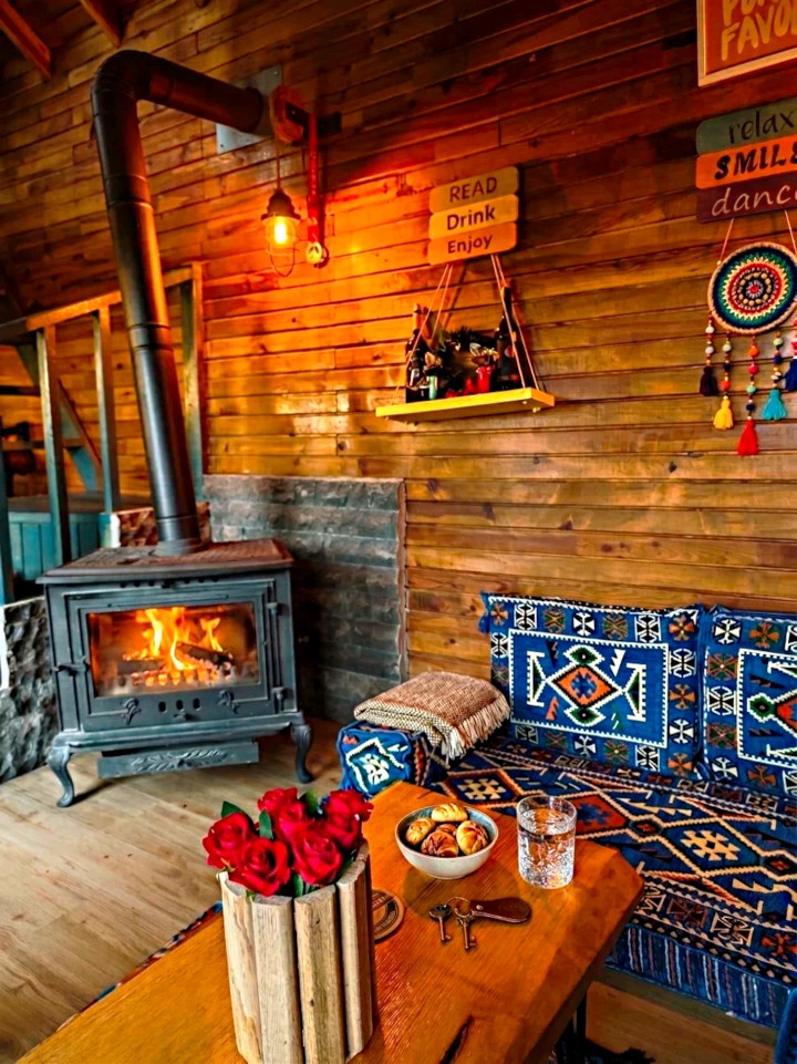 Tiny House Buca / Netflix/yıldızlar/şömine - Konak