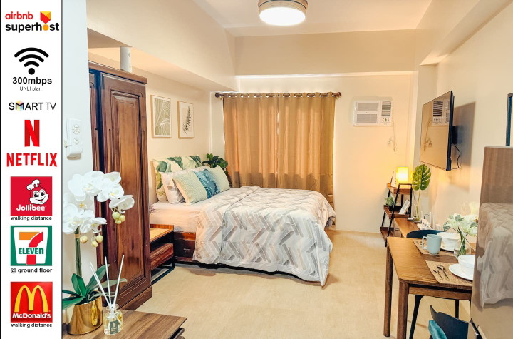 Cozy Condo 1209 Near It Park 300mbps+netflix - Cebu