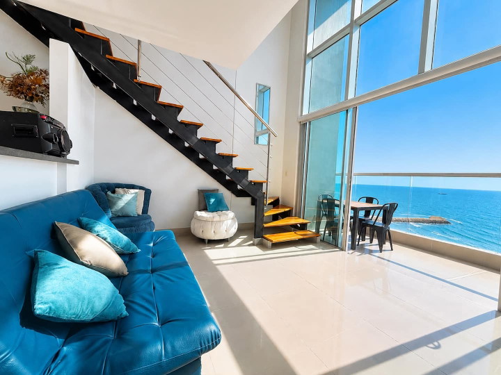 Duplex Apartment Facing The Beach - Cartagena de Indias
