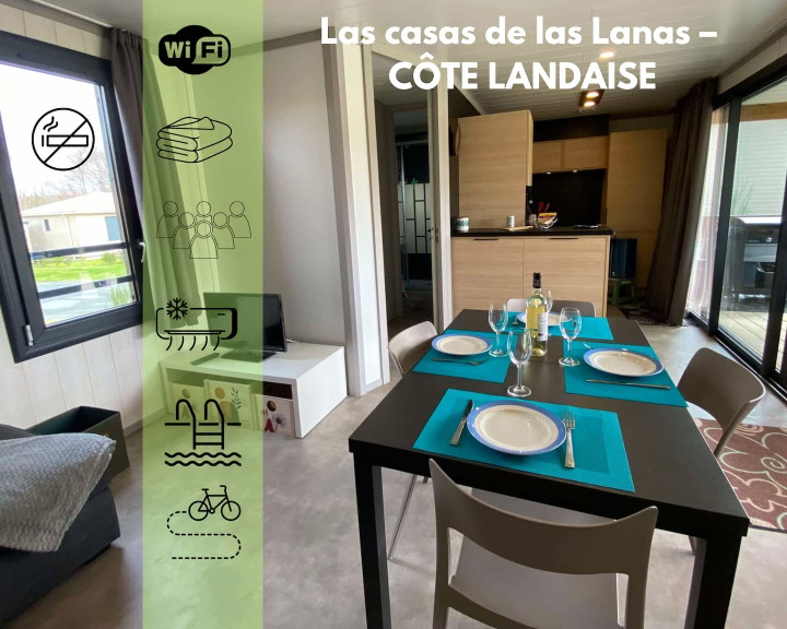 Chalet Cosy 6 Pers *Piscine* Plages à 15 Min - Saint-Vincent-de-Tyrosse