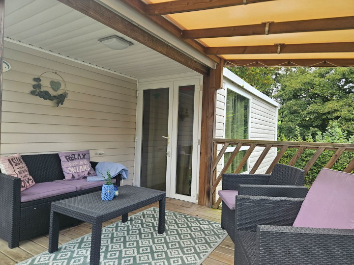 Loggia Cosy Mobile Home With Covered Terrace - Luxembourg