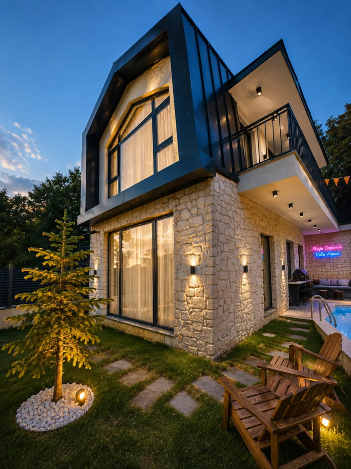Muja Sapanca- Villa Aqua Sıcak Havuzlu-jakuzi Lüks - Karasu