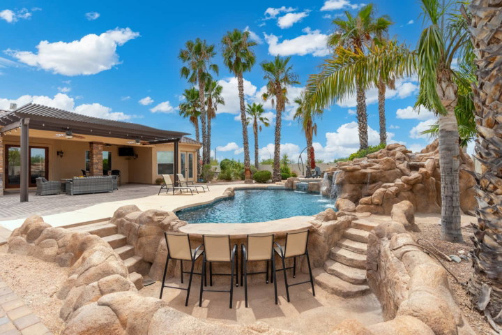 Baseball Grotto Pool Waterslide Hottub 7 Br 9 Beds - Carefree, AZ