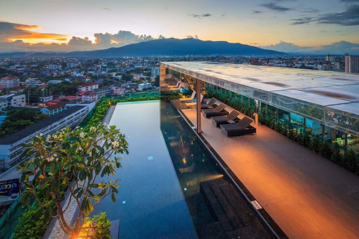 Chiang Mai 52 Sqm, Changkhlan Rd, Infinity Pool, Luxury Apartment, Next To Shangri-la Hotel, Night Market, Ancient City - Chiang Mai