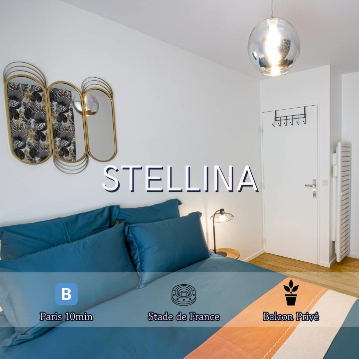 Stellina | Grand Appart Design | Paris à 10 Min - Saint-Ouen