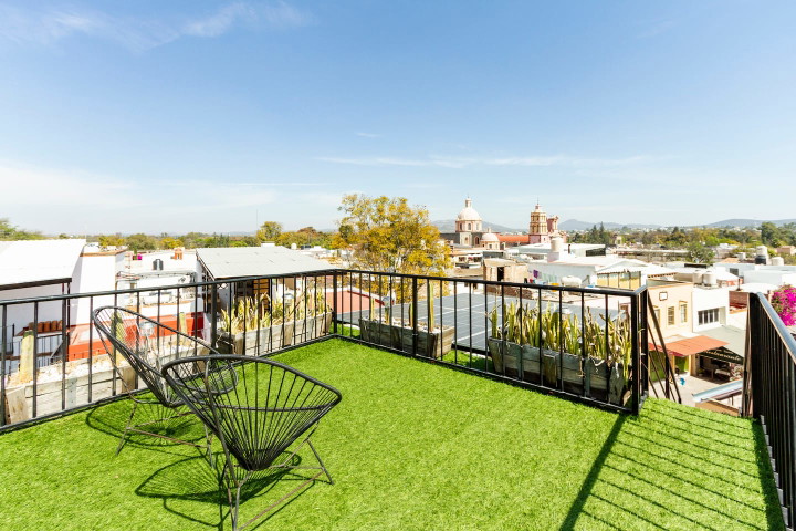 Terrace And Roof Garden With Panoramic View - Tequisquiapan
