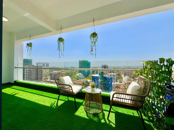 Kilimani  15th Floor 2br  Wide Balcony  Pool - Nairobi