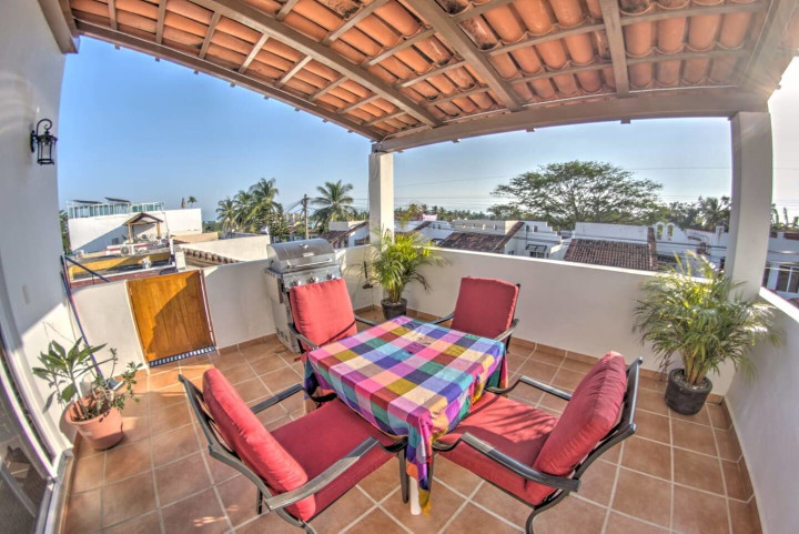 1br W Private Sunset Rooftop - Palmas 3a - Nuevo Vallarta