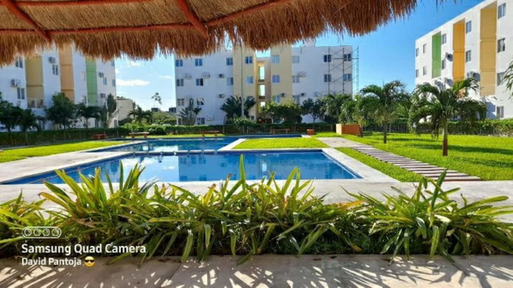 Bonito Departamento En Privada Segura Con Alberca - Cancún