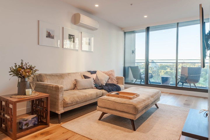 2br Apartment, Free Parking, Near Anzac Station - Melbourne