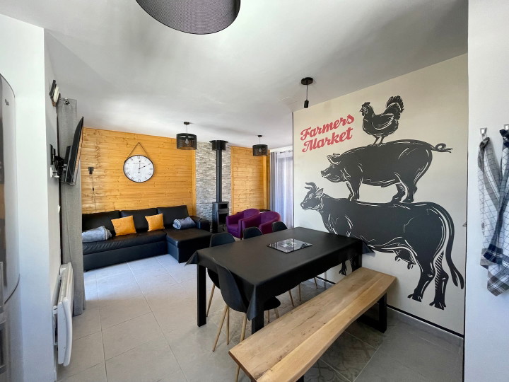 Duplex 8 Couchages, Vue Montagne, Jardin+cheminée - Formiguères