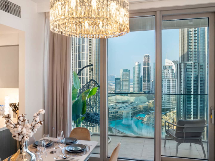 Fontaine, Opéra Et Vue Sur Le Burj Khalifa, Appartement 4&nbsp;Chambres - Dubaï